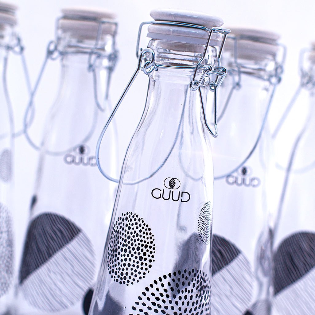 GUUD Brand 17oz Glass Swing-top Bottle – GUUD Products