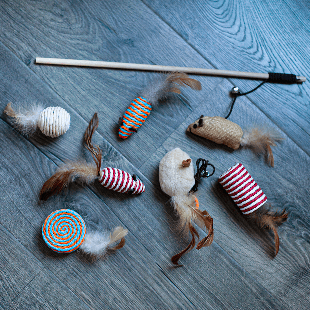 GUUD Kitty All-natural 7-piece Cat Toy Collection Gift Set – GUUD Products